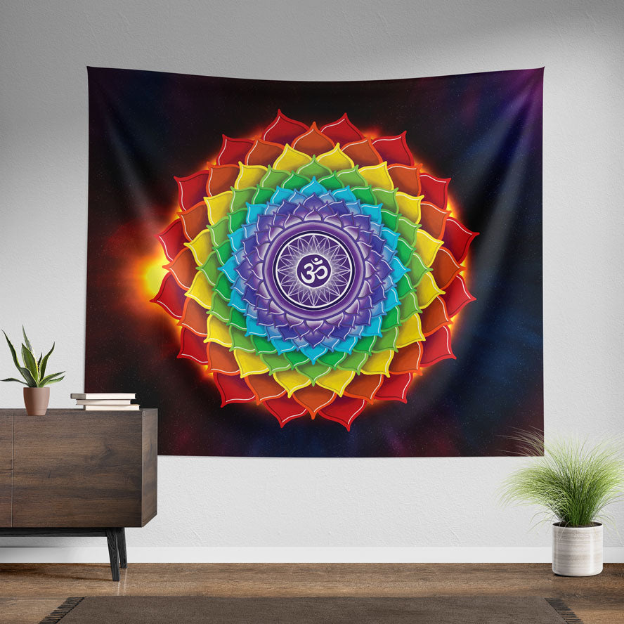 7 Chakras Eclipse Mandala Wall Tapestry – 7 Chakra Store