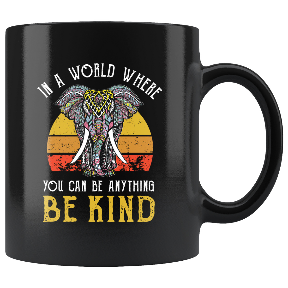 Be Kind Elephant Mug – 7 Chakra Store
